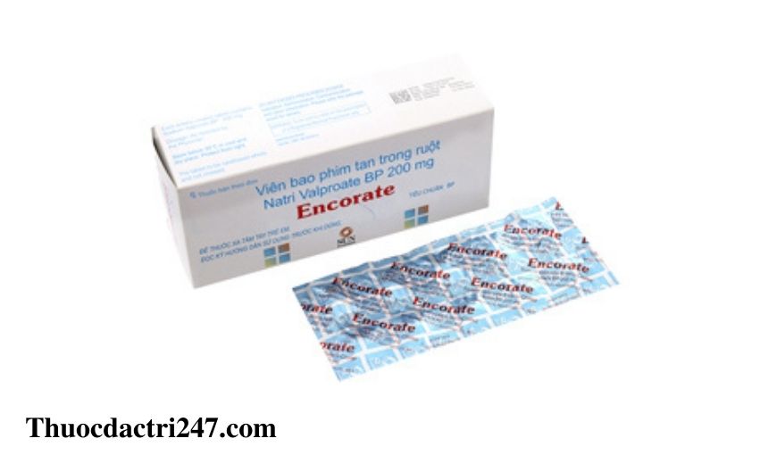 Thuốc Encorate 200mg (Natri Valproate):Công dụng, cách dùng